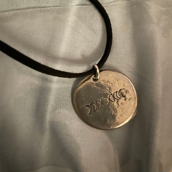 Custom Hand Stamped Pewter 1" Circle Charm- You Personalize - Etsy