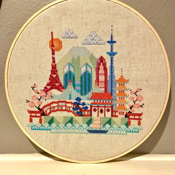 Pretty Little Tokyo - Satsuma Street Modern Japanese Cross Stitch ...