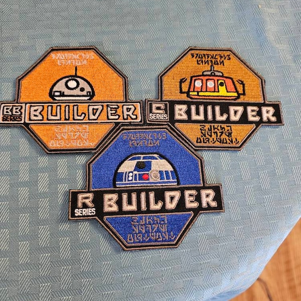 Droid Builder Iron on Patches - Etsy