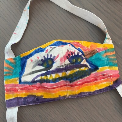 Kids Create Your Own Art on Masks DIY Kit 2 Layer 100% - Etsy