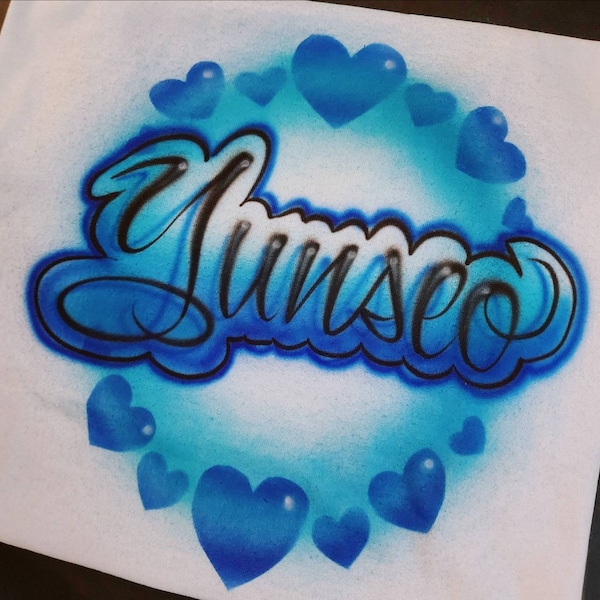 Airbrushed Memoriam Photo Transfer Cut-out Design Long Live in Loving ...