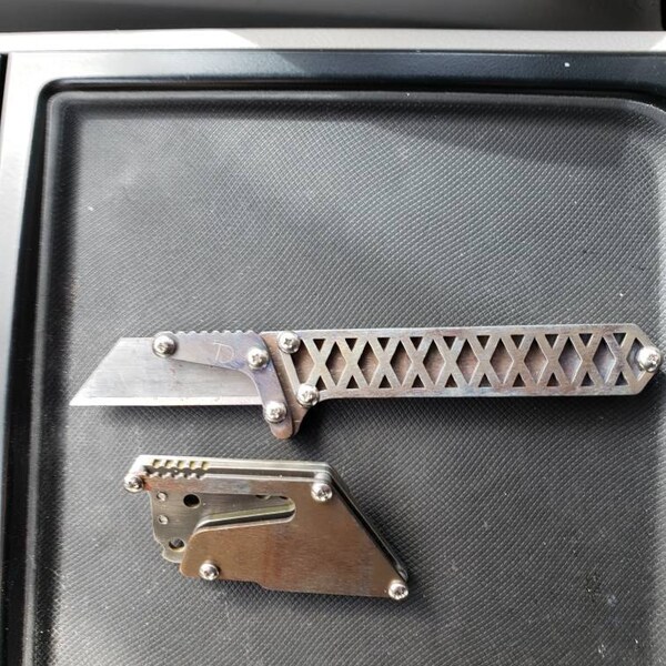 Karambit Utility Knife Fixed Blade Razor Unique Custom Stainless Steel ...