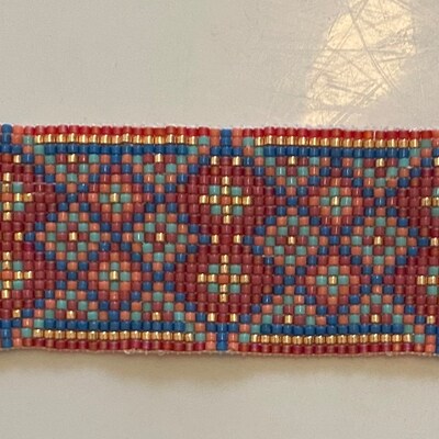 Bead Loom Pattern REGAL Design Loom Bracelet PDF Instant Download - Etsy