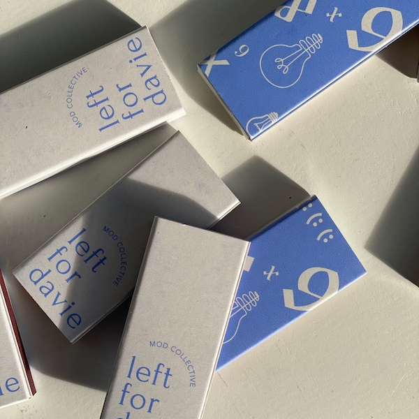 Set of Custom Printed Matchboxes * Personalized Matches * Custom ...