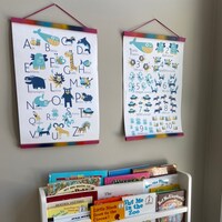 ITALIAN Alphabet Poster With Animals From A to Z, BIG POSTER 13x19 ...