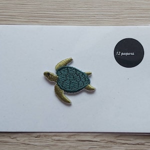 Tiny Turtle Patch, Turtle Iron-on Patch - Etsy