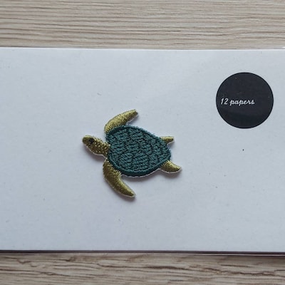 Tiny Turtle Patch, Turtle Iron-on Patch - Etsy