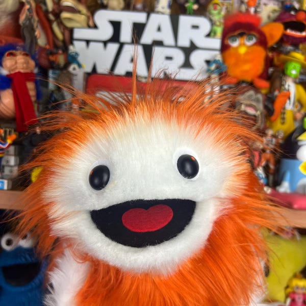 LIME FURGAL Hand Puppet Synthetic Faux Fur Muppet Monster Arm Rods - Etsy