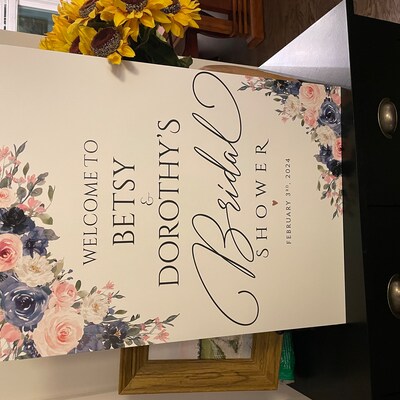 Couples Shower Sign, Wedding Welcome Sign, Bridal Shower Sign, Bridal ...