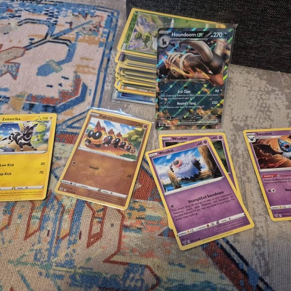 50 Authentic Bulk Pokemon Cards Lot! Ultra Rare Included! - Etsy