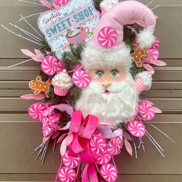 Santa and Mrs Clause-dark Pink - Etsy