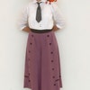 1890s Split Riding Skirt Sewing Pattern | Victorian Cycling Skirt ...