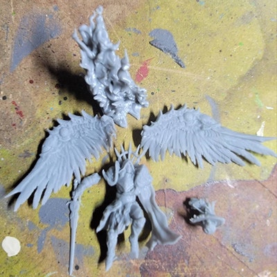 Undead Anubis, Ancient Egyptian God King Archvillain Games Printed ...