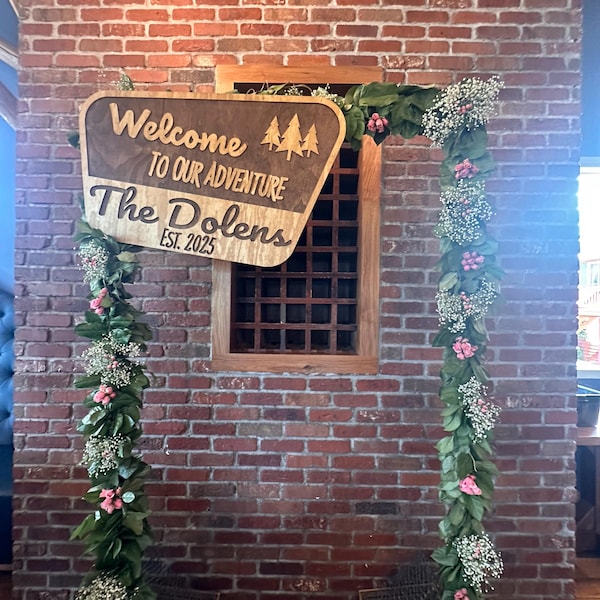 Custom USA National Parks Sign | Personalized Wedding Sign | National ...