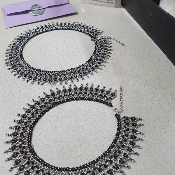 RGB Collar Necklace Style, Ginsburg Beaded Jewelry, Dissent Collar ...