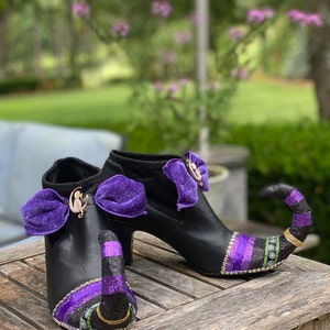 CUSTOM ORDER Witch Shoes Finish in Your Perfect Colors for Halloween ...