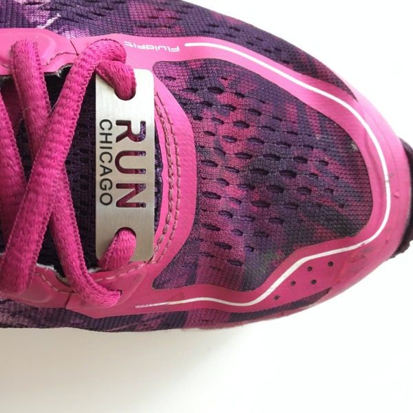 RUN Chicago - Running Shoe Tag From ATHLETE INSPIRED, Gift for Chicago ...