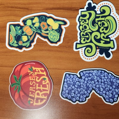 New Jersey Sticker Pack NJ Stickers Jersey Fresh New Jersey Gifts New ...