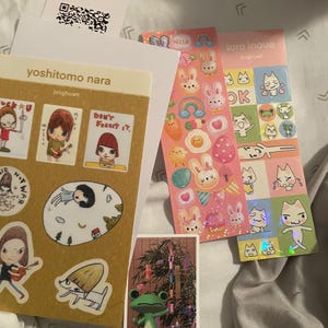 Yoshitomo Nara Sticker Sheet for Bullet Journal, Bujo, Planner ...