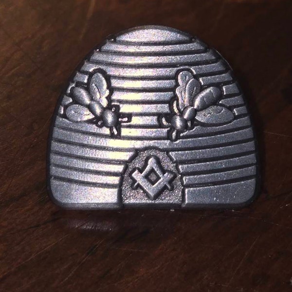 Masonic Beehive Lapel Pin | Freemason Jewelry | Lodge Pin | Mason Gift ...