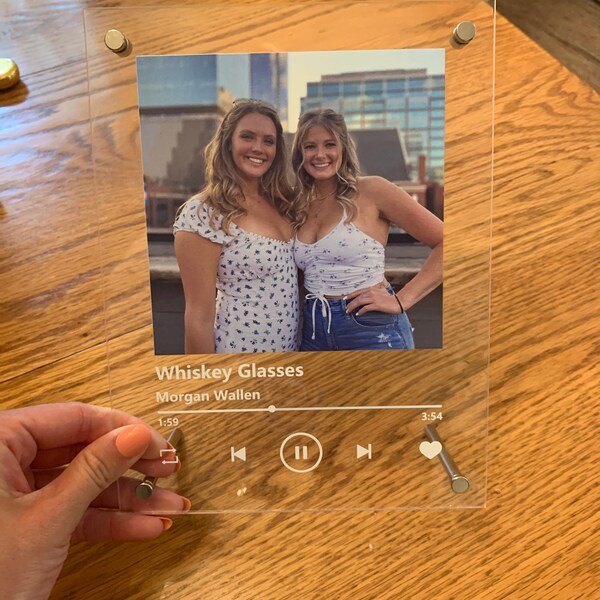 Custom Music Plaque, Song Album Cover Plaque, Music Decor, Personalized ...