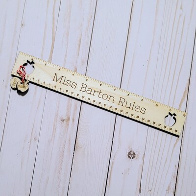 Teacher Ruler, End of Year Teacher Gift, Instant Download Laser ...