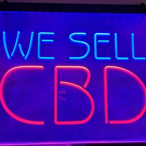 Marijuana Hemp Leaf High Life Dual Color LED Neon Sign - Etsy