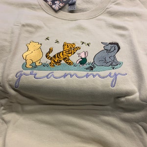 Personalized Adult Pooh and Friends Embroidered Sweatshirt ...