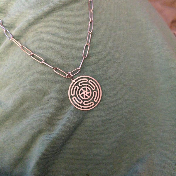 Atomic Whirl Necklace, Bohr Atom Nuclear Atheist Symbol Charm Pendant ...