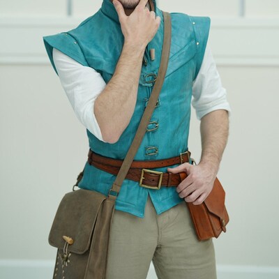Flynn Rider Satchel, Belts and Pouch Disney's Tangled Rapunzel Cosplay ...