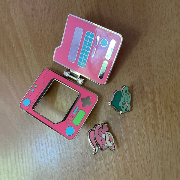 Pokédex Hinged Enamel Pin - Etsy Canada