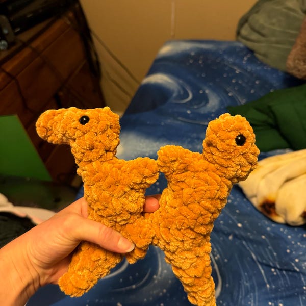 Dinosaur Chicken Nuggets Crochet Pattern: Food Amigurumi (PDF Pattern ...