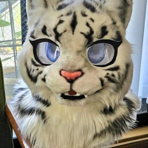 Fursuit Head Head Only,furry Cosplay,fantasy Creatures, Dog Fursuit ...