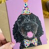 Red/golden Cockapoo Christmas Card - Etsy