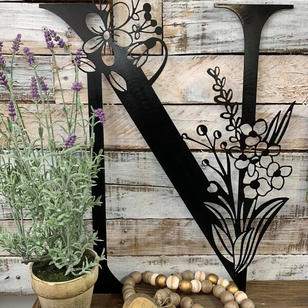 ABECEDARIO Floral completo en SVG, Letras decoradas con flores ...