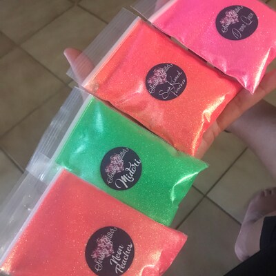 Neon Peaches / Peach Neon Ultra Fine Polyester Glitter - Etsy