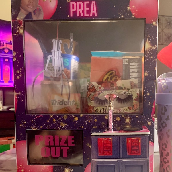 Claw Vending Machine DIY, Easter Basket, Templates, 3D Vending, Canva ...