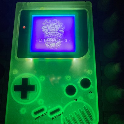 Custom Backlit Gameboy DMG, Modded Bivert Nintendo Game Boy With Glass ...