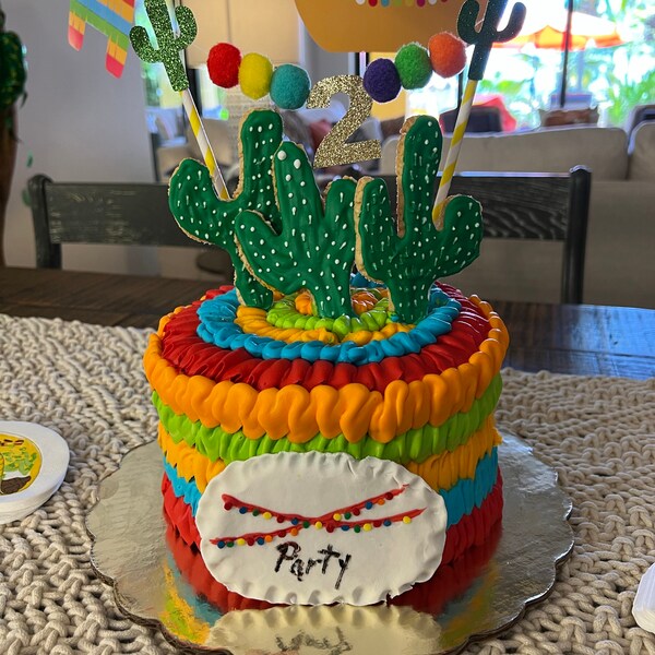 First Fiesta Decorations, Fiesta First Birthday, Fiesta Smash Cake ...