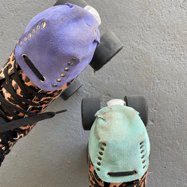 Mix & Match Suede Roller Skate Toe Caps / Toe Guards, Any 2 Colors ...
