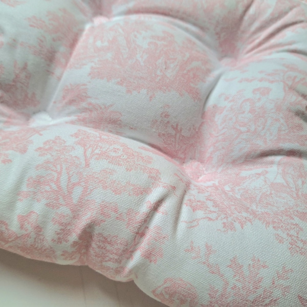 Pink Toile Fabric: Cotton 54" Wide, French Pastoral Toile De Jouy ...