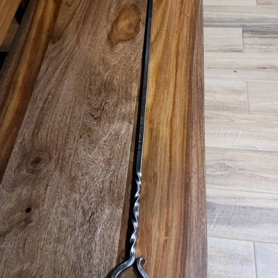 Rustic Flower Hanger Key Rack, Jewelry Organizer Hammered Metal Hooks ...