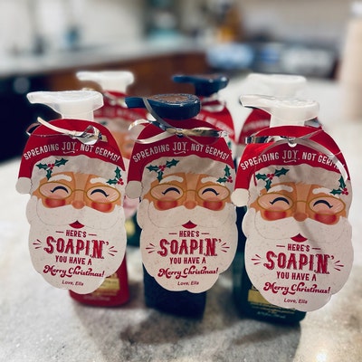 Mrs Claus' Bake Shop Gift Tag Printable, Christmas Gift Tag, Christmas ...