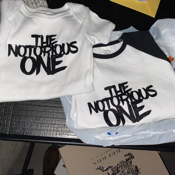 The Notorious One Cake Topper Svg Cut File | Instant Download | DIY ...