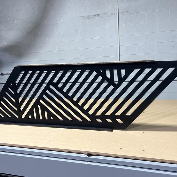 Geometric Railing Insert DXF File - Etsy