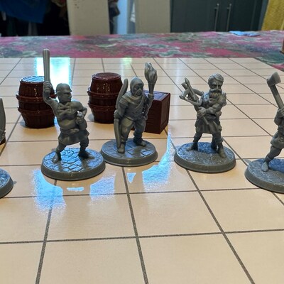 Grick 28mm D&D Cave Monster Miniature Tabletop RPG - Etsy