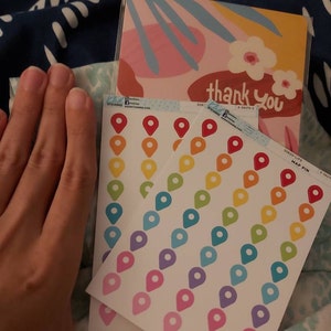 A Year of Date Dots Stickers, Planner Stickers, Removable - Etsy