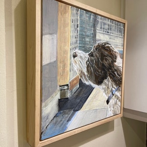 Natural Wood Floating Frame Available in Maple Walnut - Etsy