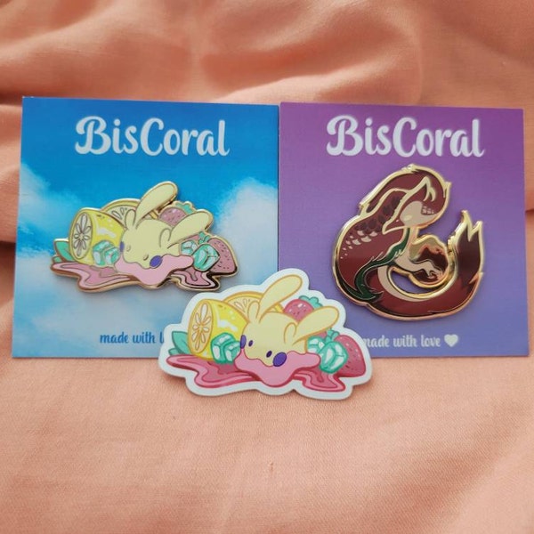 Pink Lemonade Goomy Pin - Etsy