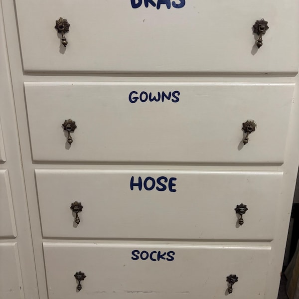 Custom Dresser Labels / Dresser Labels for Kids / Dresser Labels for ...
